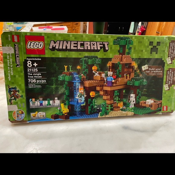 Lego | Toys | Lego Minecraft The Jungle Tree House 2125 Set | Poshmark